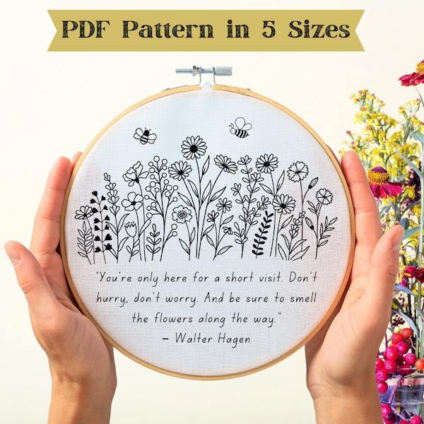 Quote Embroidery - Etsy