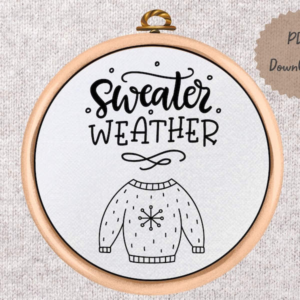 Sweater Weather Printable - Etsy
