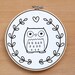 Owl Embroidery Pattern PDF Pattern Instant Download Easy Embroidery ...