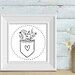 Floral Hand Embroidery Pattern PDF Pattern Download Flower Pocket Heart ...