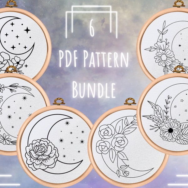 Celestial Machine Embroidery Designs - Etsy