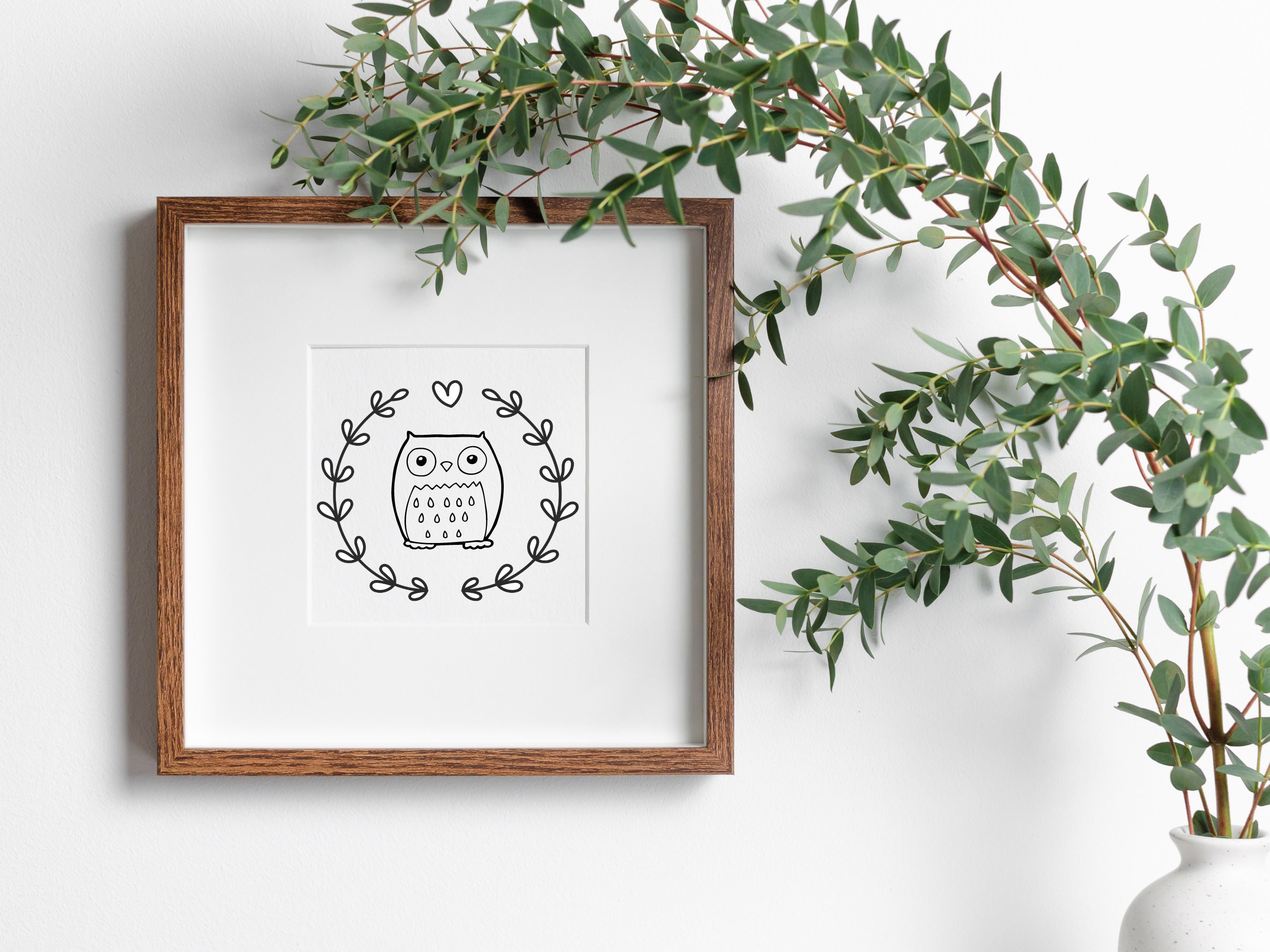 Owl Embroidery Pattern PDF Pattern Instant Download Easy - Etsy