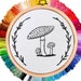 Toadstool Hand Embroidery Pattern - PDF Pattern - Instant Download ...