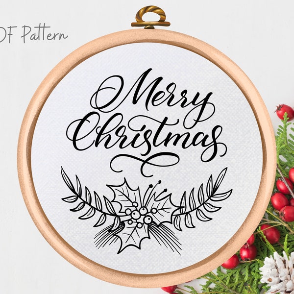 Christmas Embroidery - Etsy