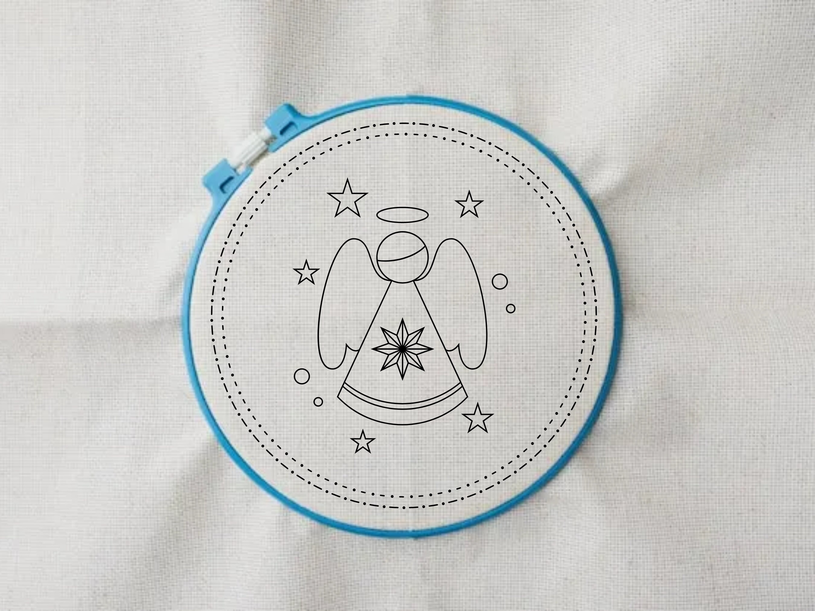 PDF Pattern Christmas Angel Hand Embroidery Design Angel - Etsy