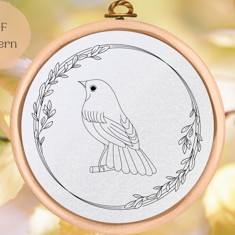 Bird Embroidery - Etsy