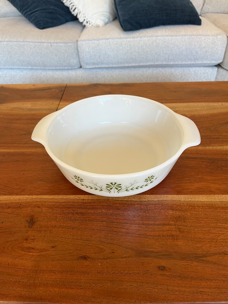 Vintage Glasbake Primrose Dream 9-inch Round Casserole Dish - Etsy
