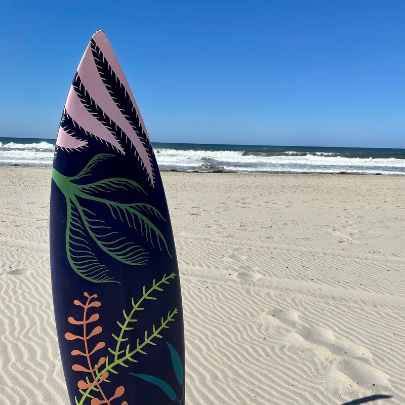 Surfboard Wall Decal - Etsy