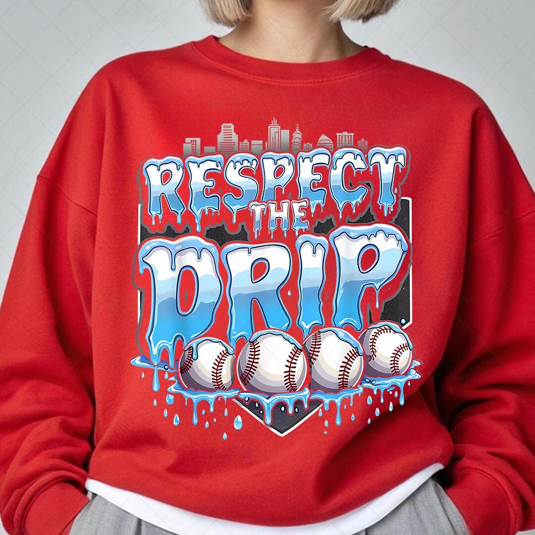Baseball Drip Boys PNG & SVG | Ice Cream Drip Youth | Respect the Drip ...