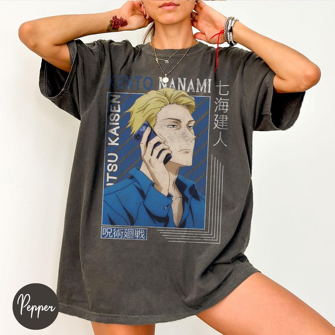 Vintage Nanami Kento Shirt, Sweatshirt, Hoodie, Nanami Shirt, JJK Shirt ...