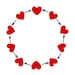Heart & Arrow Circle Monogram Frame Embroidery Design | Valentine’s Day ...
