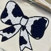 Quilted Applique Croquette Bow Embroidery Design - Digital Download ...