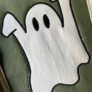 Applique Ghost Embroidery Design - Digital Download - 5x7 & 6x10 ...