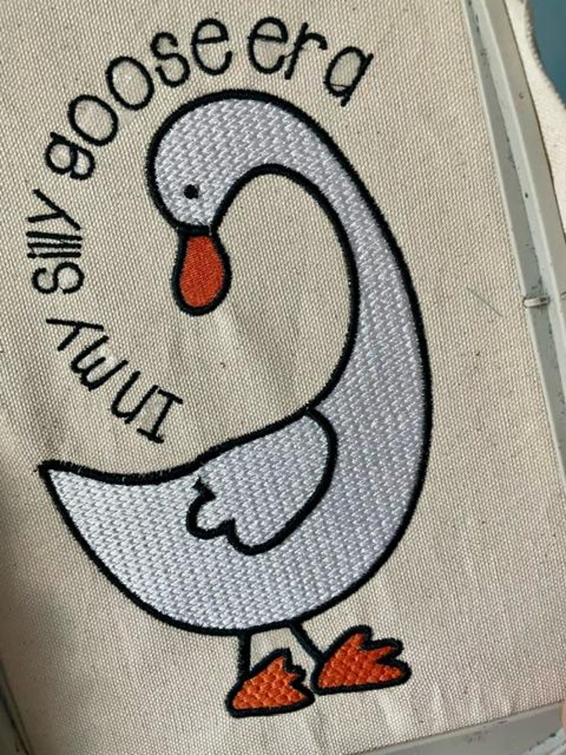 In My Silly Goose Era" Embroidery Design - Digital Download (5x7 & 6x10 ...