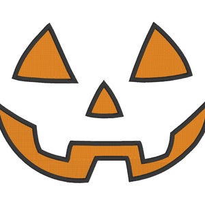 Jack O'lantern Digital Embroidery File - Spooky Halloween Design for ...