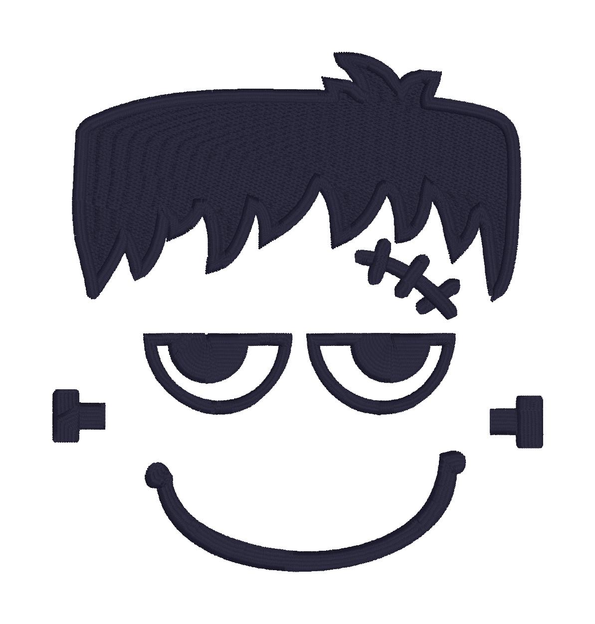 Frankenstein Embroidery Design Digital File Halloween Machine ...