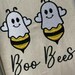 Boo Bees Embroidery Design | Digital Download | Ghost Bees With Text 3 ...