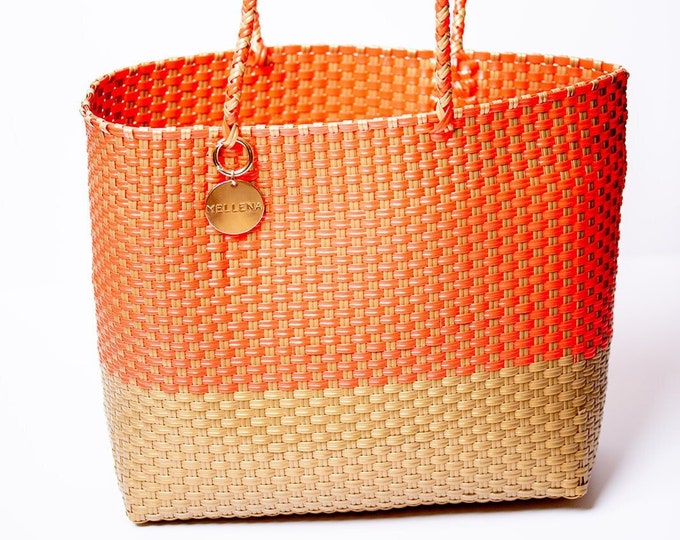 Mellena Cheerful Beach Tote Orange - Etsy