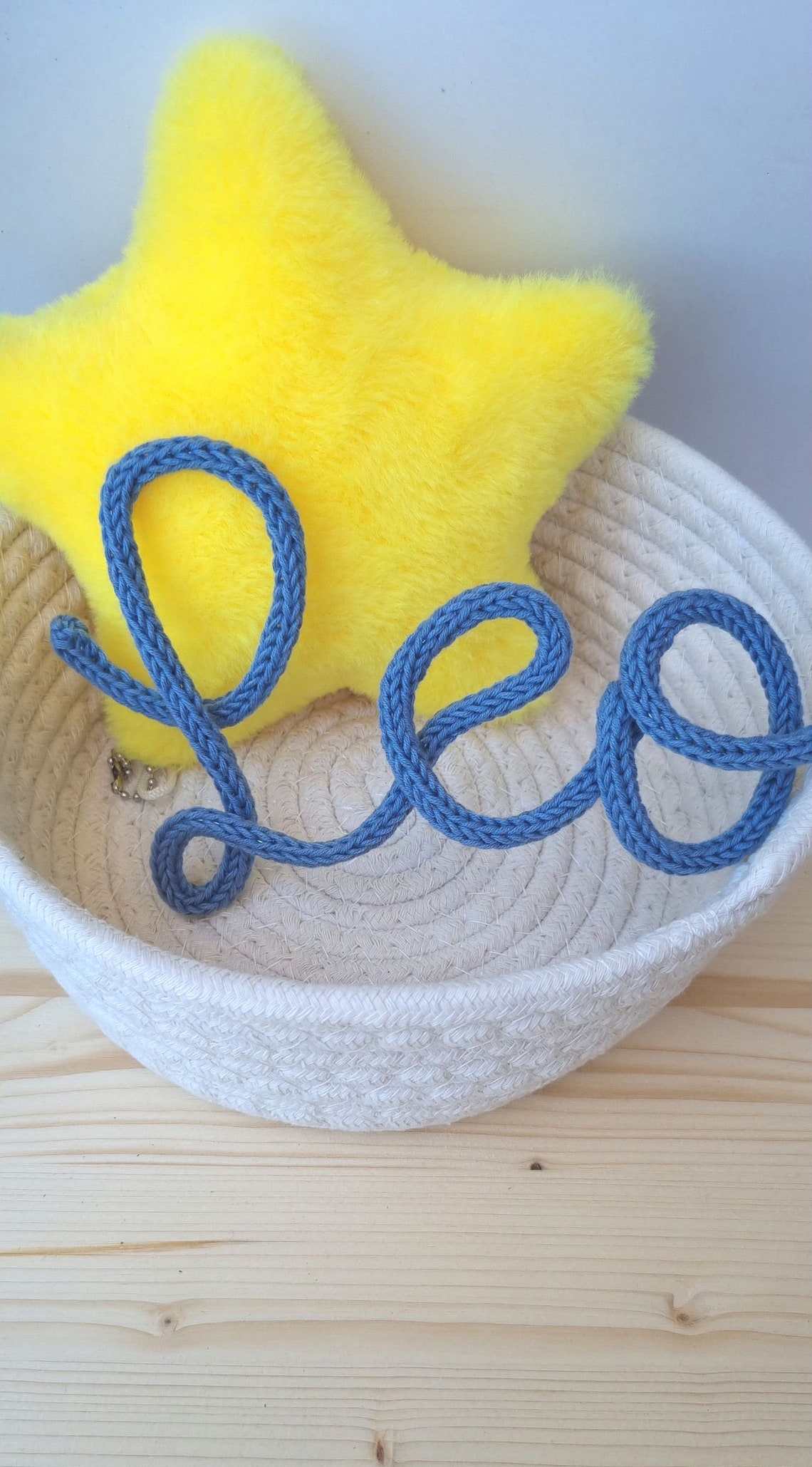 Knitted Wire Name Wall Decor - Etsy