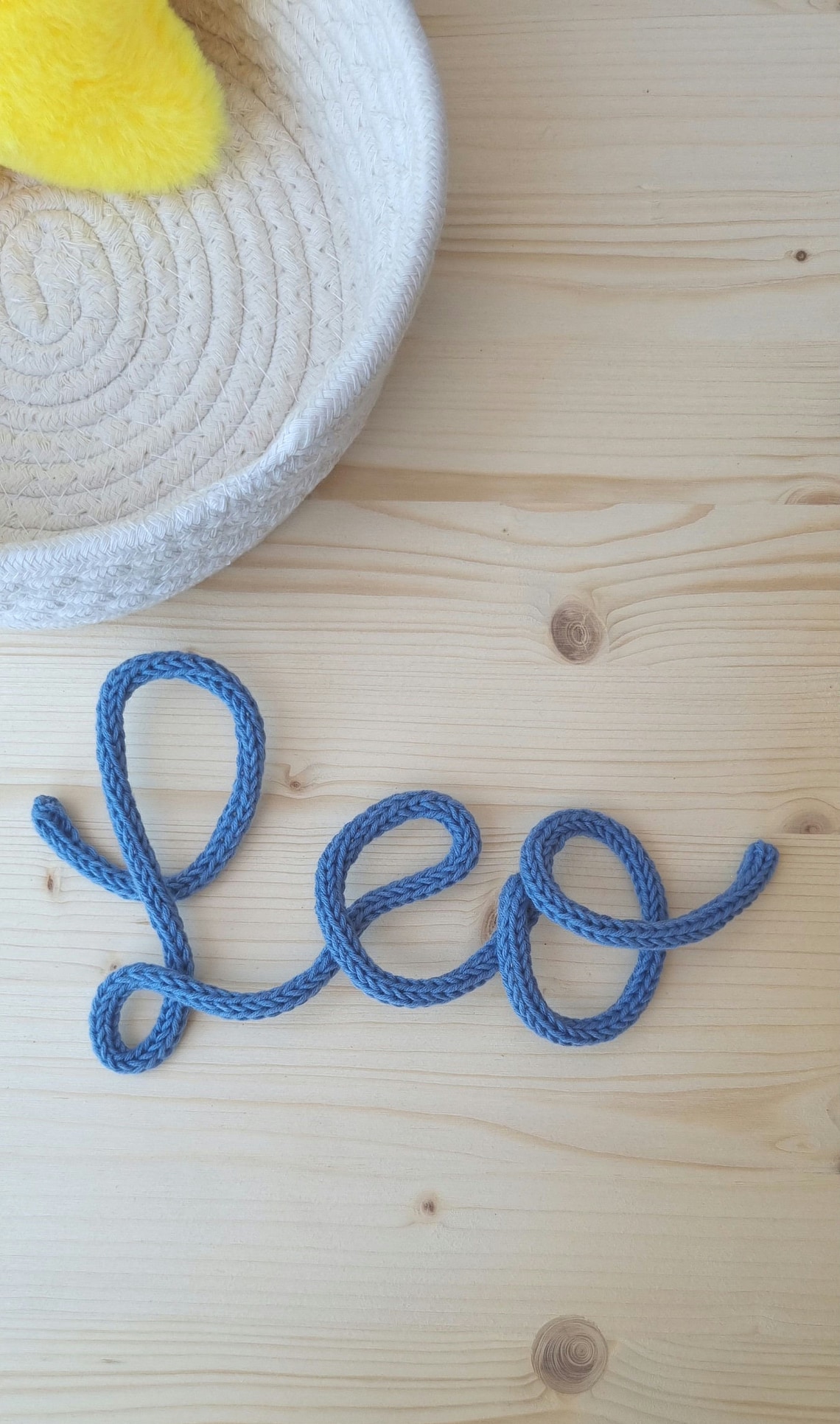 Knitted Wire Name Wall Decor - Etsy