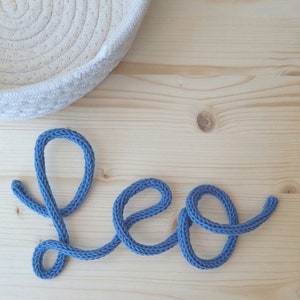Knitted Wire Name Wall Decor - Etsy