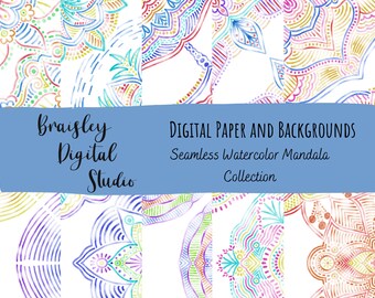 Mandala Decoupage Paper - Etsy