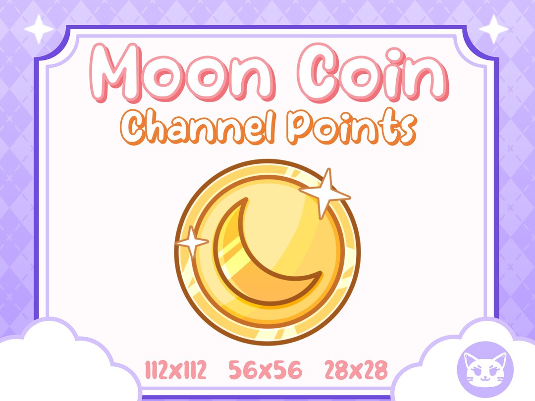 Moon Badges Channel Points Twitch Emotes Streaming Celestial - Etsy