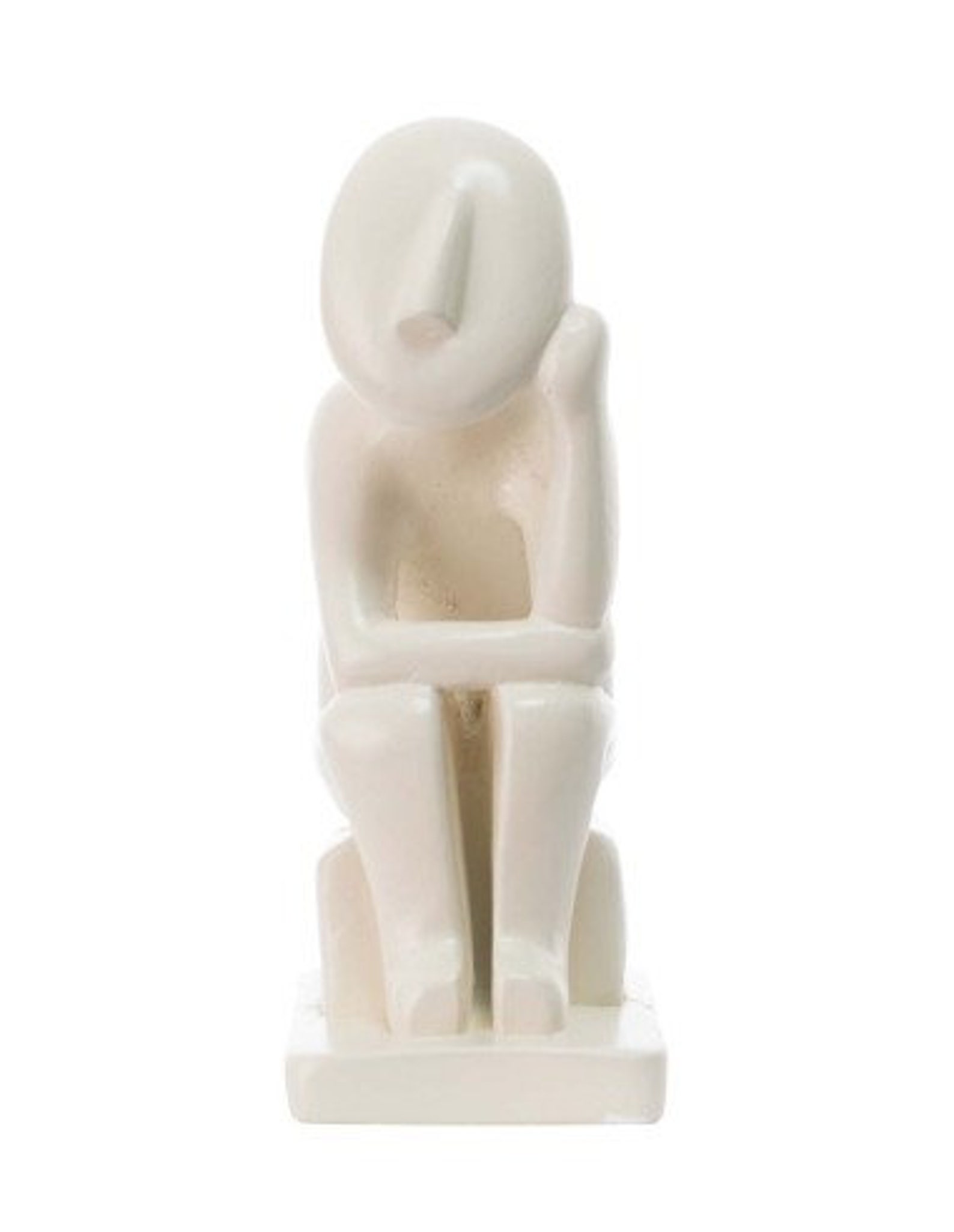 Cycladic Statue the Thinker Man 13cm, Cycladic Stone Idol Sculpture ...