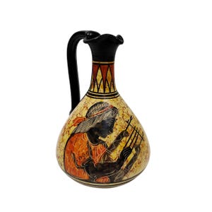 Artemis Goddess Amphora 17cm 6.6 in Greek Ancient Vase, Ceramic Amphora ...