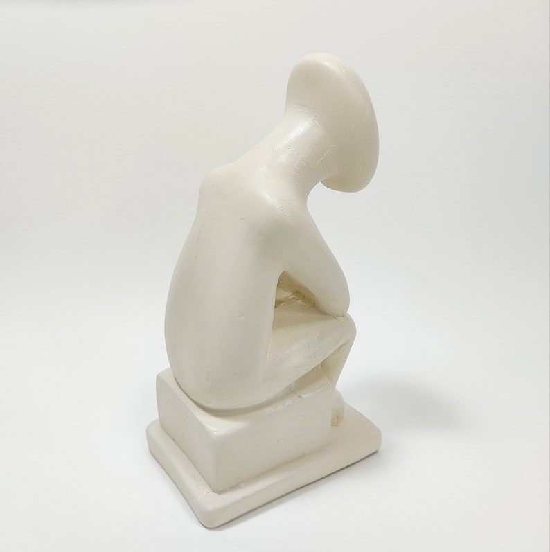 Cycladic Statue the Thinker Man 13cm, Cycladic Stone Idol Sculpture ...
