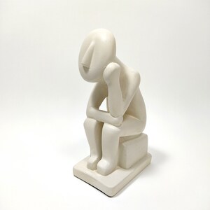 Cycladic Statue the Thinker Man 13cm, Cycladic Stone Idol Sculpture ...