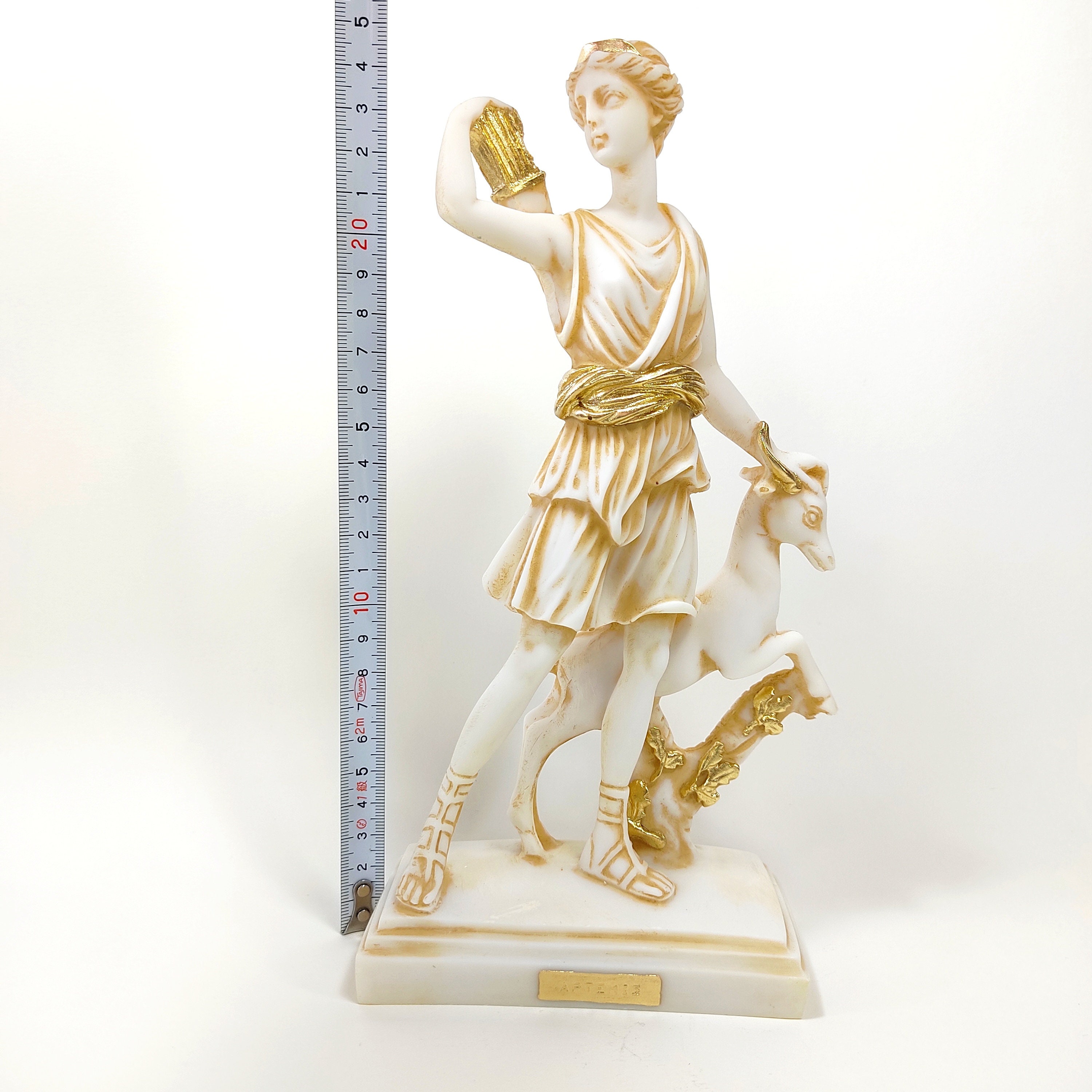 Artemis Greek Goddess Alabaster 25cm Statue, Ancient Greek Mythology ...