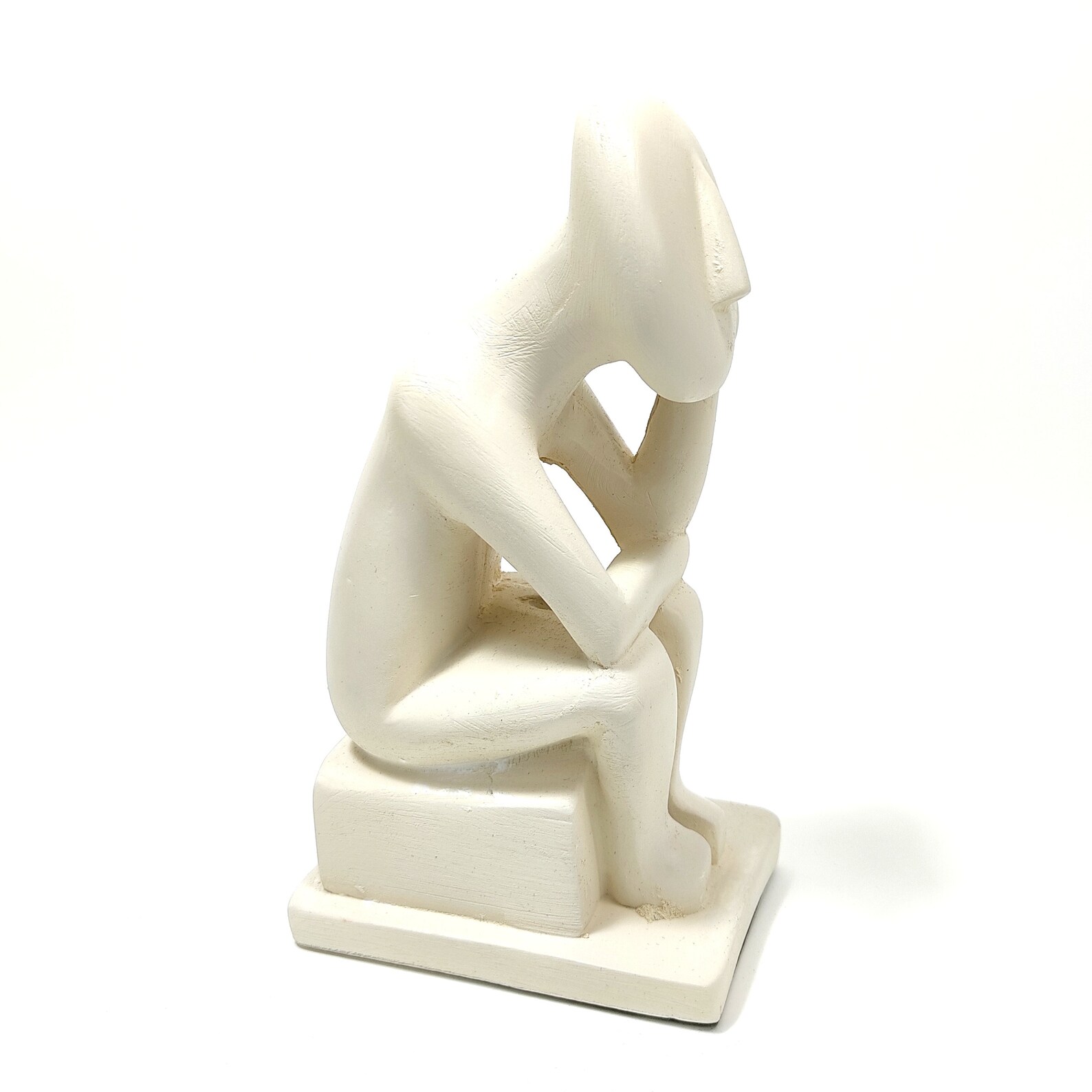 Cycladic Statue the Thinker Man 13cm, Cycladic Stone Idol Sculpture ...