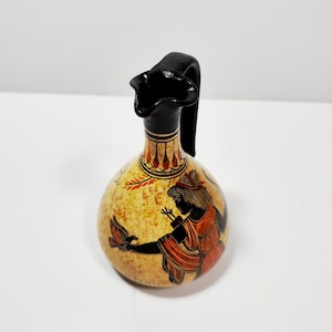Artemis Goddess Amphora 17cm 6.6 in Greek Ancient Vase, Ceramic Amphora ...