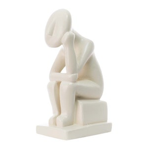 Cycladic Statue the Thinker Man 13cm, Cycladic Stone Idol Sculpture ...