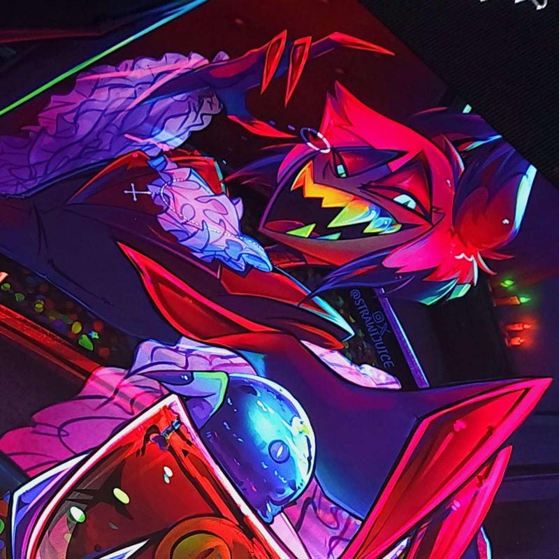 Hazbin Cat Lucifer - Etsy