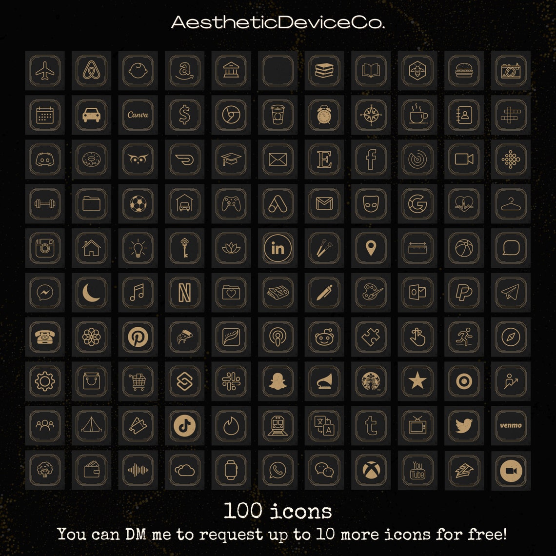 Dark Arcana Ios Theme for Iphone & Ipad With Icons - Etsy
