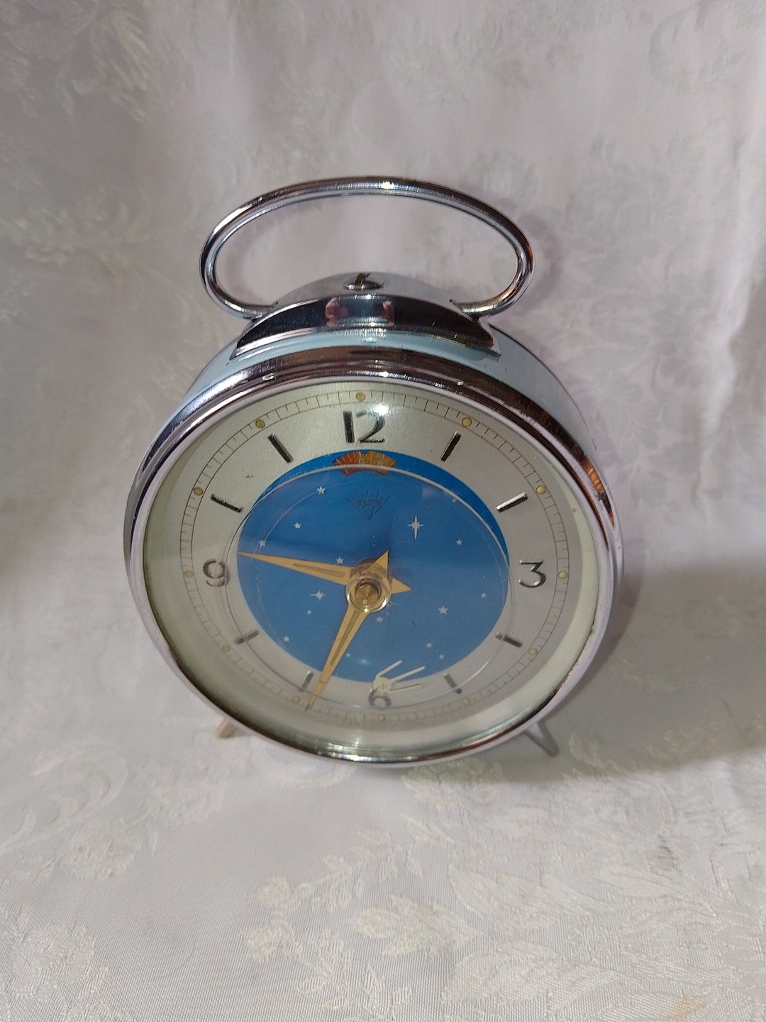 Vintage Animated Space Sputnik Satellite Alarm Clock Diamond - Etsy