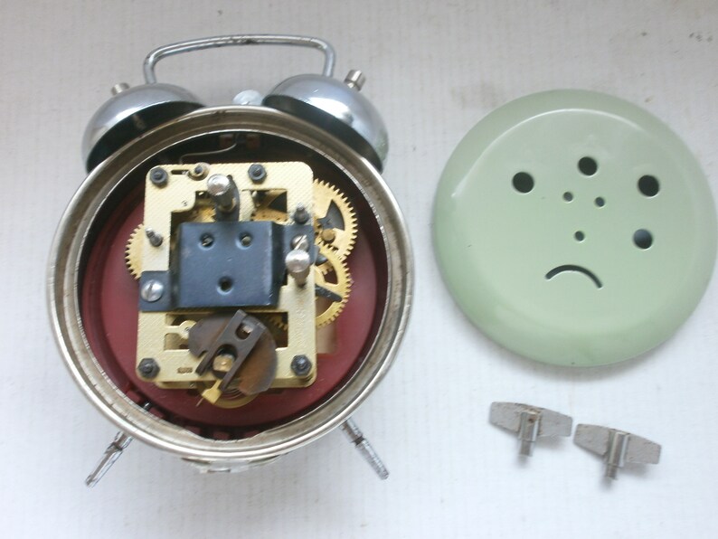 Vintage Animated Alarm Clock Мechanical Hot Air Balloo -dogn China ...