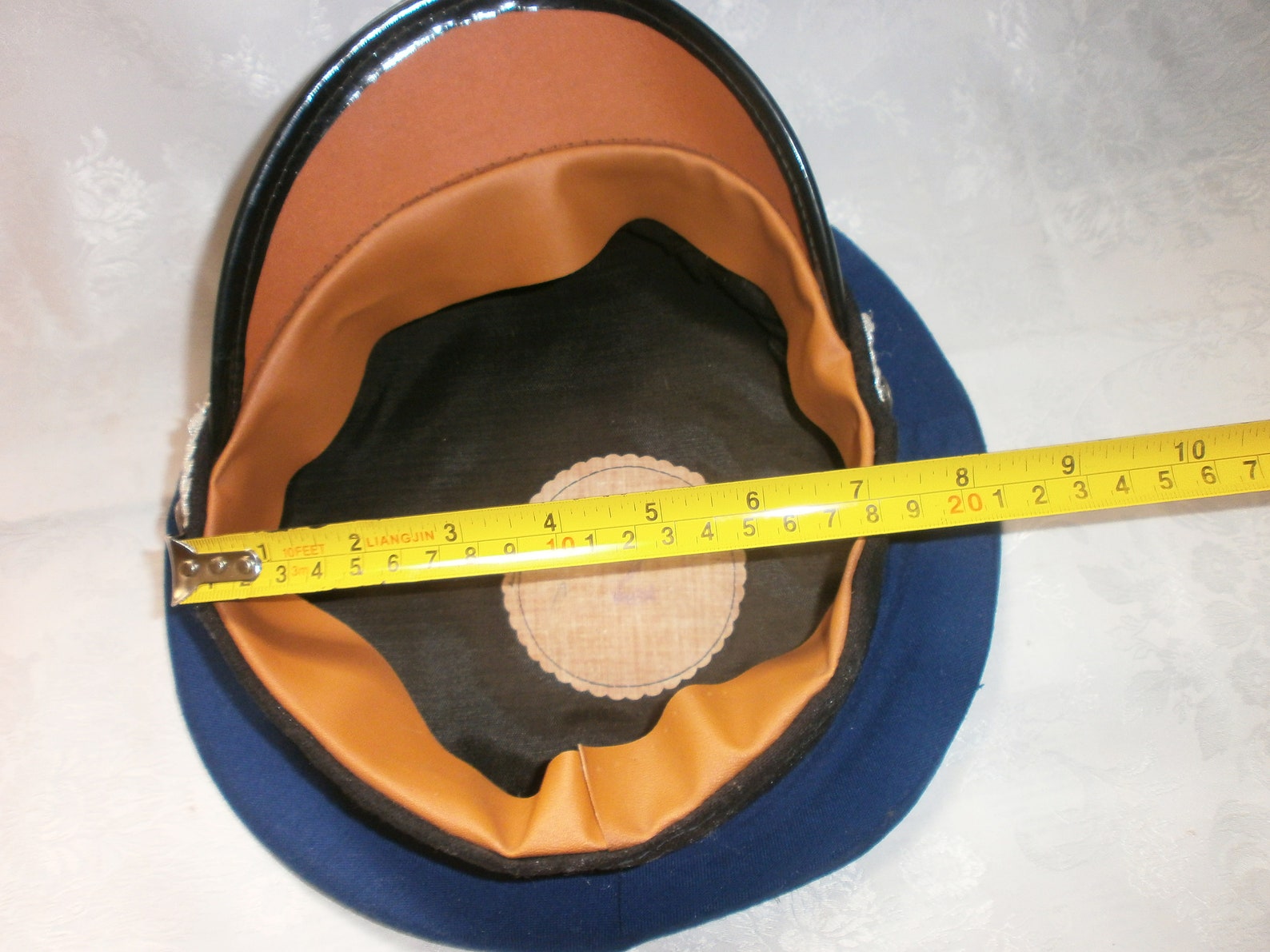 Vintage Old Military Railway Hat Cap RARE Uniform Visor Hat Peaked Cap ...