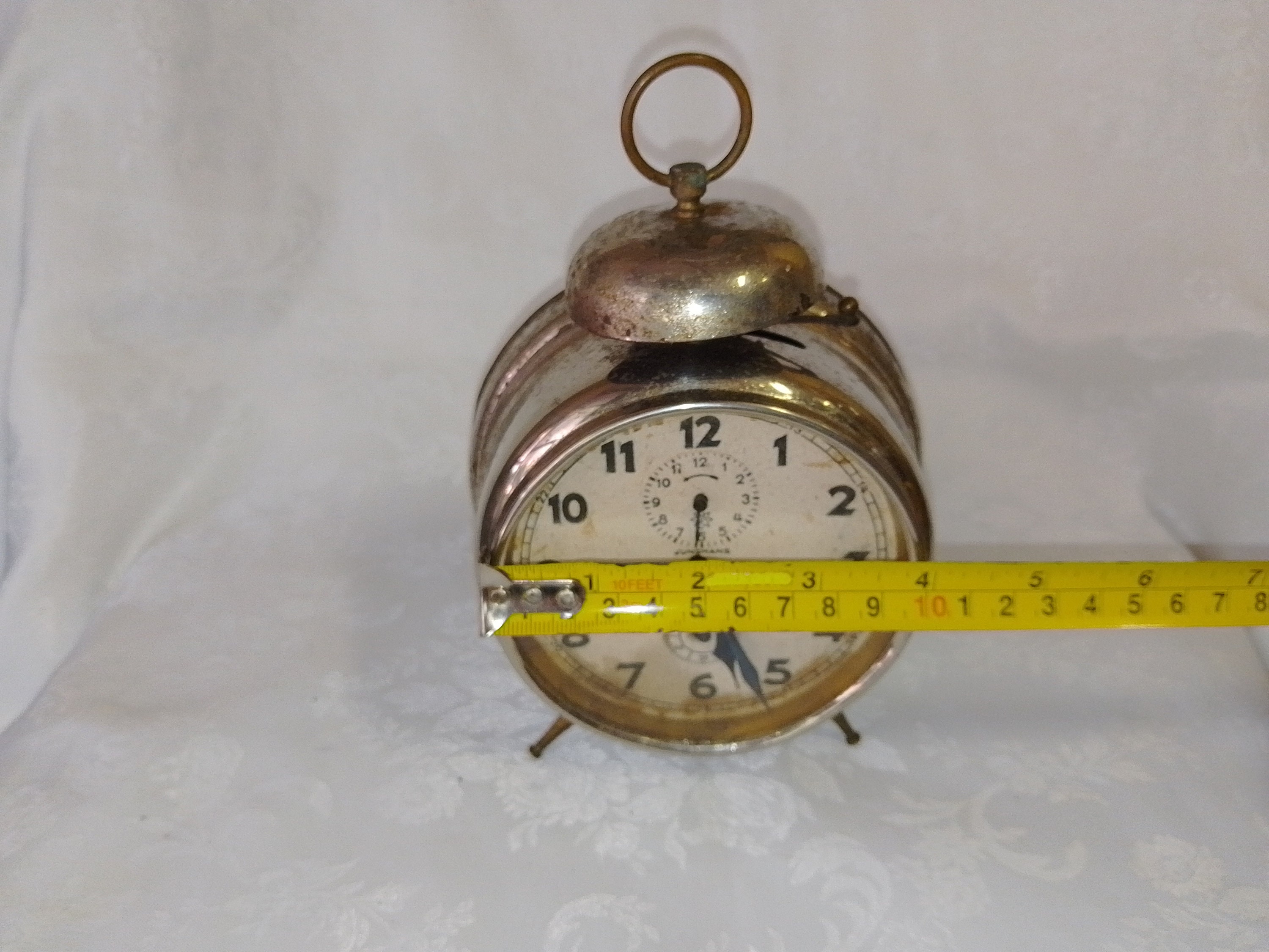 Antique Germany Alarm Clock With One Bell JUNGHANS Working . Rare - Etsy