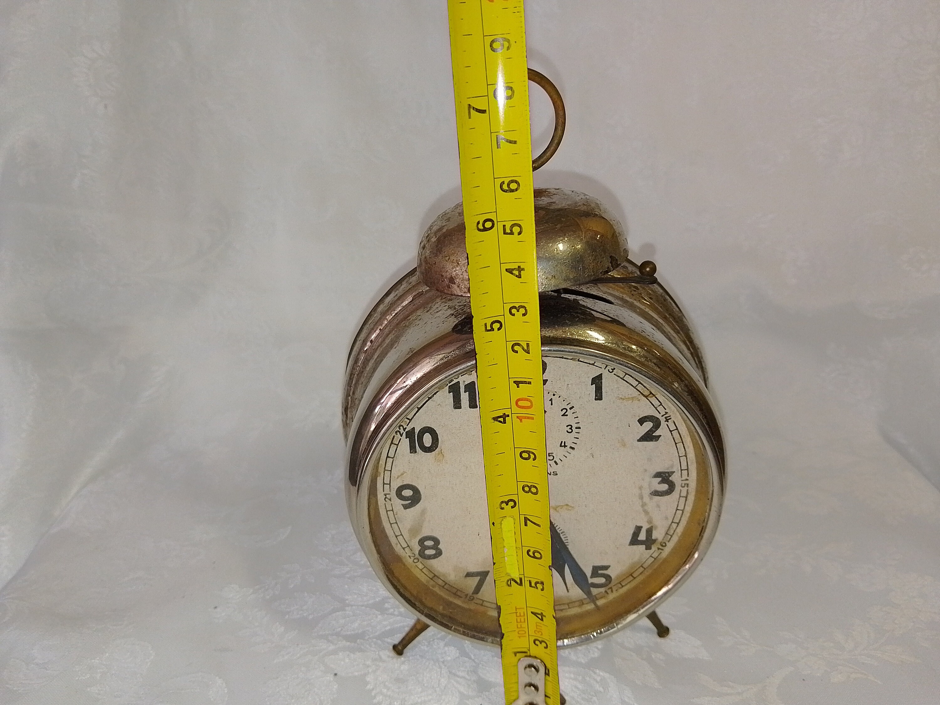 Antique Germany Alarm Clock With One Bell JUNGHANS Working . Rare - Etsy