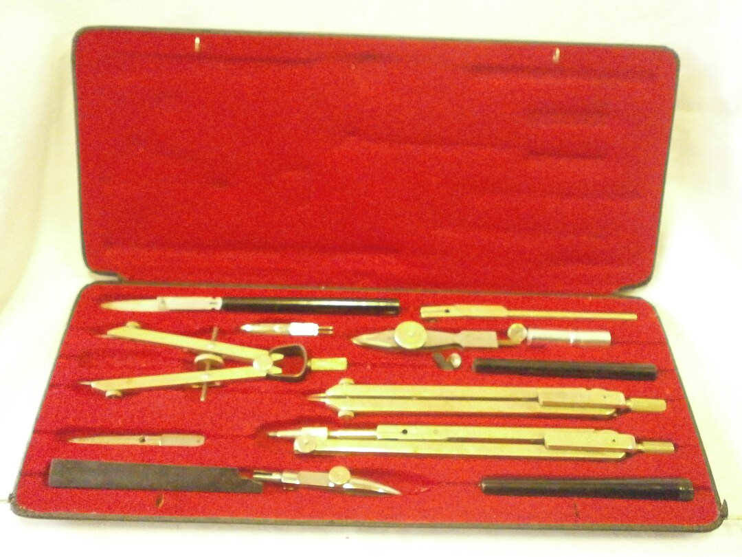Vintage Professional Drawing Set, Drawing Kit E.o.richter&co,old ...