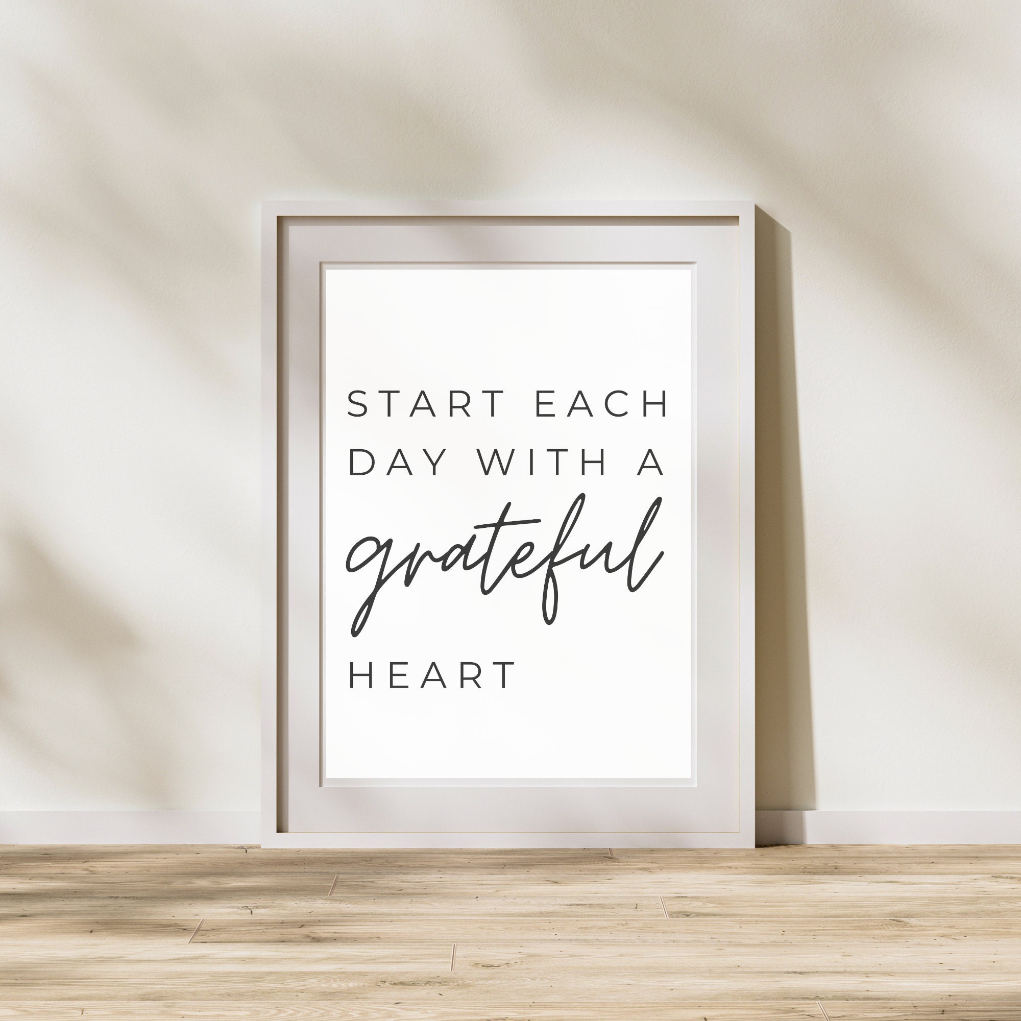 Start Each Day With a Grateful Heart, Gratitude, Gratefulness ...