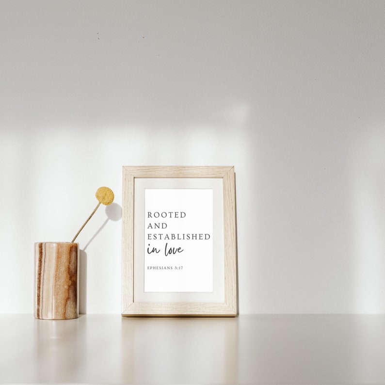 Ephesians 3:17, Rooted and Established in Love. God is Love, Christian ...