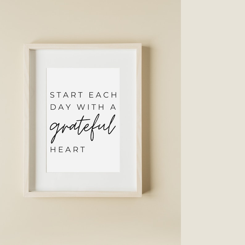 Start Each Day With a Grateful Heart, Gratitude, Gratefulness ...