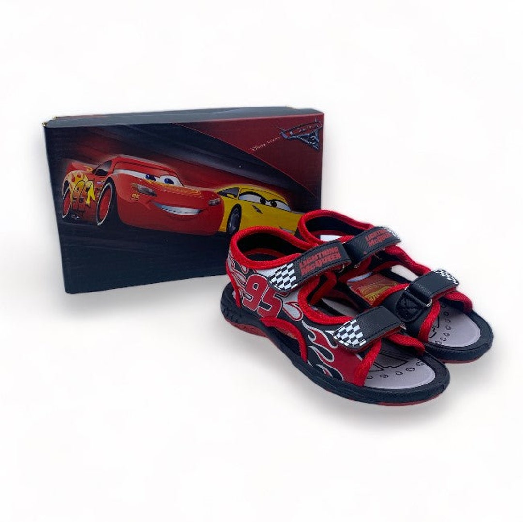 Cars Red Sandals With Velcro Child Boy - Etsy
