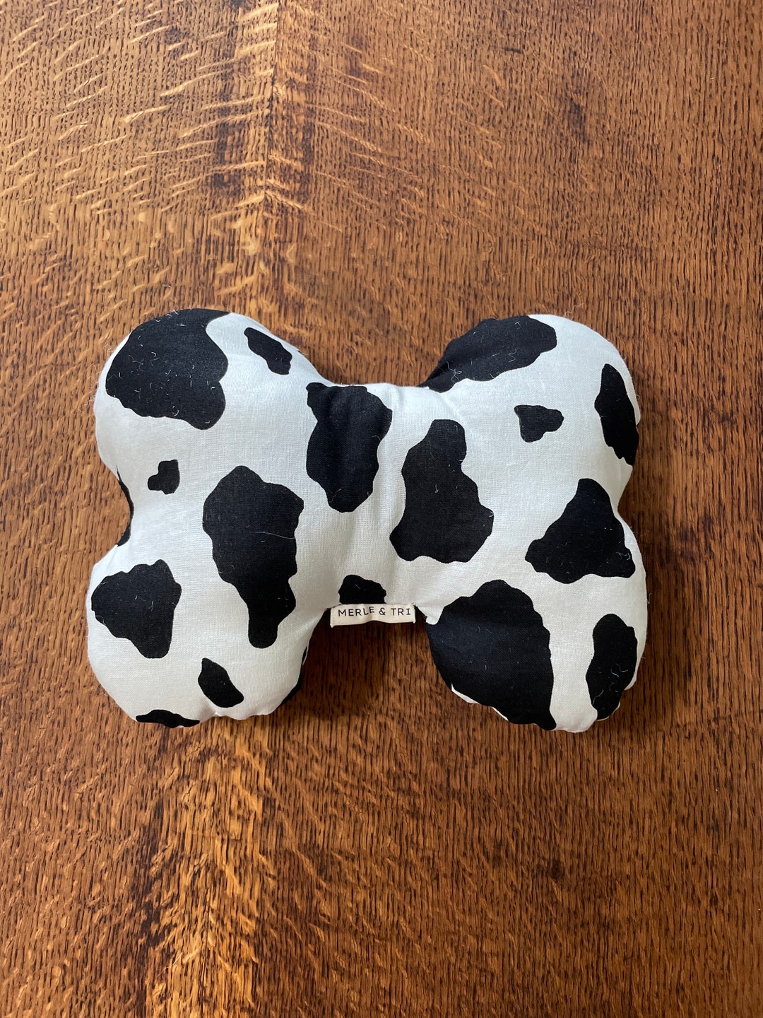 Dog & Pet Squeaky Bone Toy- Cow Hide/size 9” X 6”. - Etsy