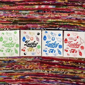 Lucky Charms Hand-carved Linocut Print, Lucky Me Wall Art, Lucky Me ...