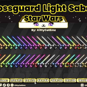 Star Wars 142 Light Saber Emotes, Points, Badges and Bits BUNDLE! - Etsy